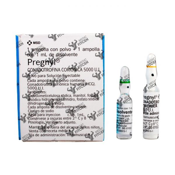 HCG-PREGNYL | 1 amp.+disv | MSD - FARMACOS MEDICFITCEN