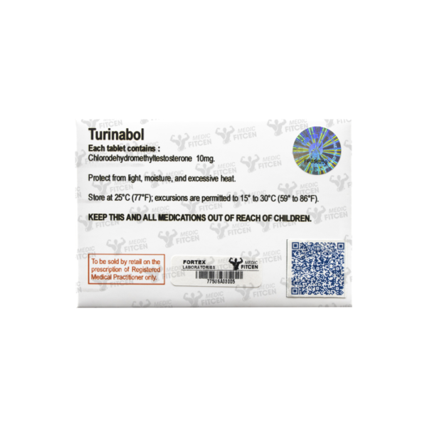 TURINABOL | 100 pastillas | FORTEX PHARMA - Medicfit